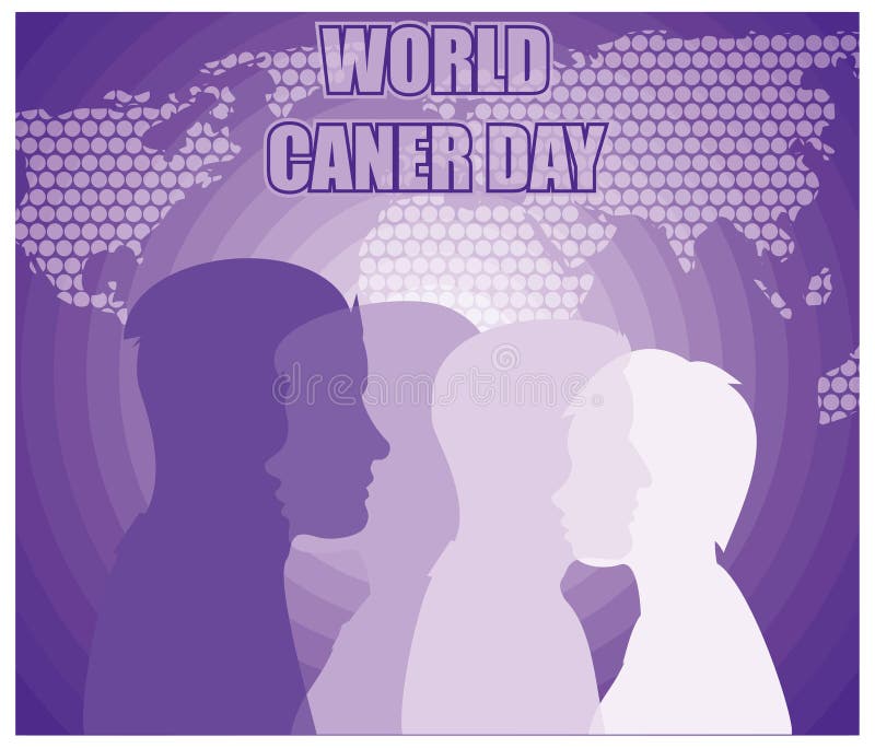 World Cancer Day Banner. Flat Vector Modern Stock Vector - Illustration ...