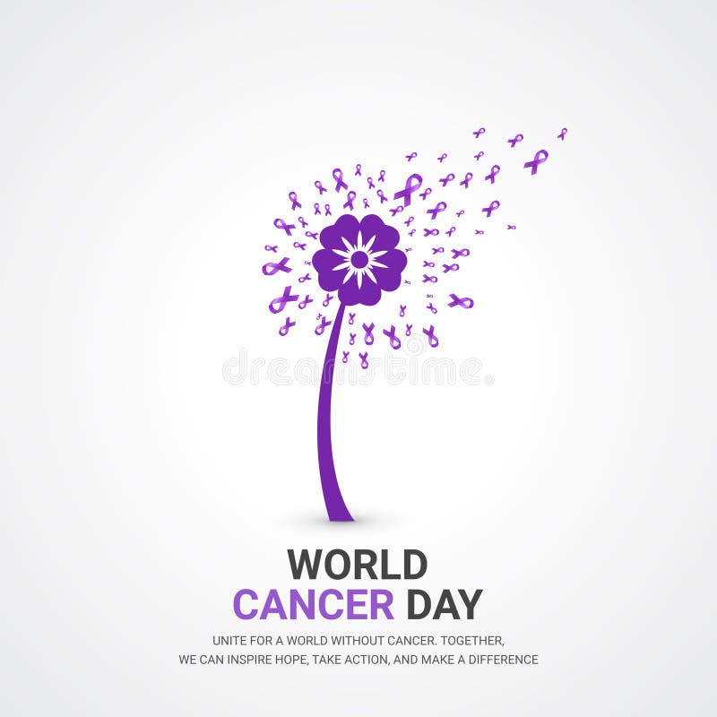 World Cancer Day Creative Design for Social Media Posts.vector 3d ...