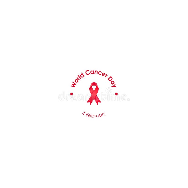 World Cancer Day Logo, Circular Sticker Vector Graphics Stock Vector ...