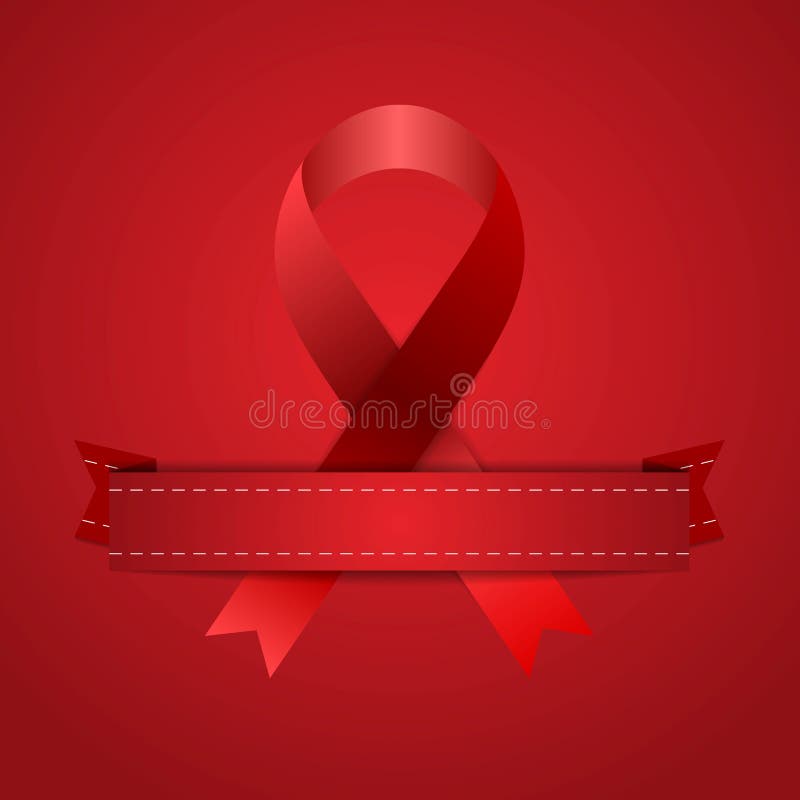 World Cancer Day Vector Background With Ribbon Stock Vector