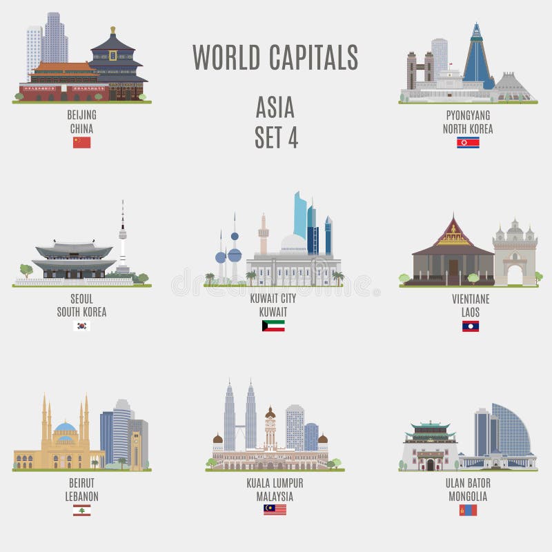 World capitals stock vector. Illustration of silhouette - 62832963