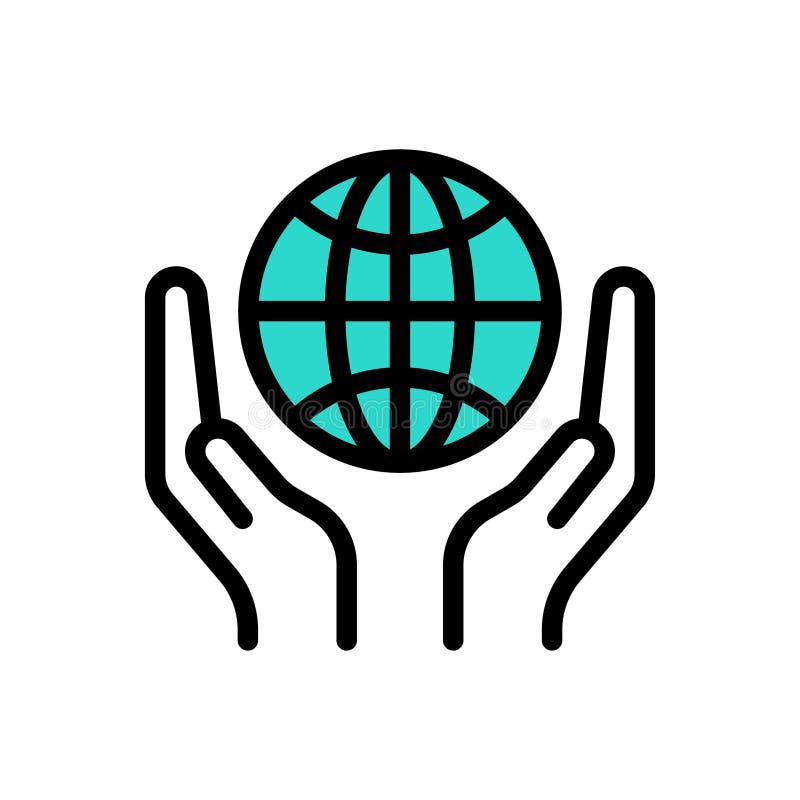 Set of World Care Logo Design Template Vector, Earth Care Logo Concept ...