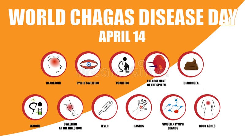 World Chagas Day, Banner with Symptoms Stock Vector - Illustration of ...