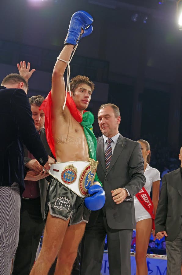 Kickboxing Champion Belt (Wako Pro, 65 Kg) Editorial Photo - Image of ...