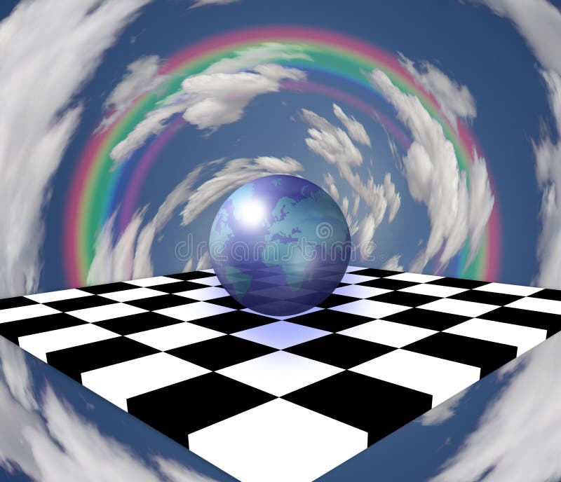 World Chess stock illustration. Illustration of globe - 12346267