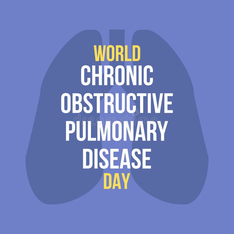 World Chronic Obstructive Pulmonary Disease Day Stock Vector ...