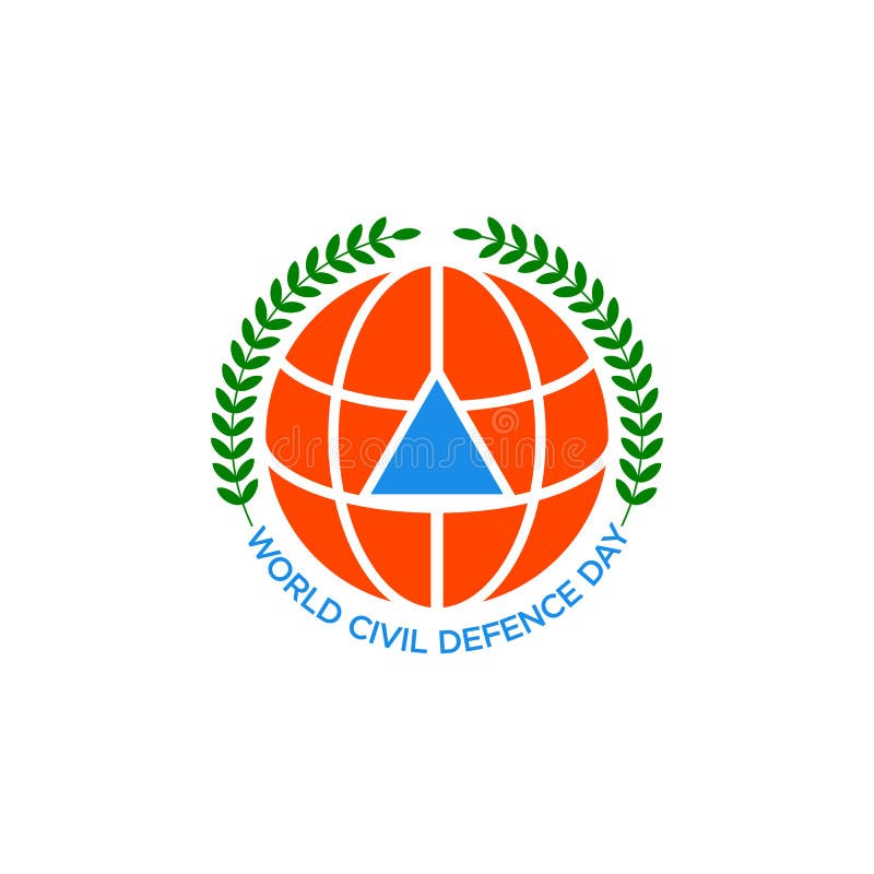 World Civil Defence Day Icon Stock Vector - Illustration of civil ...