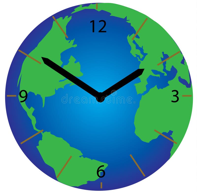 World clock stock vector. Illustration of circle, race - 13330329