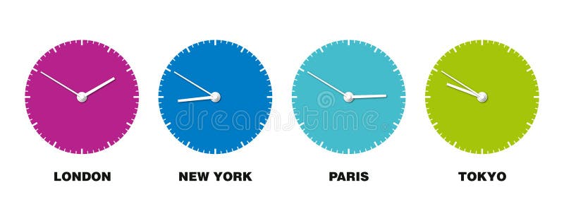 World Clock stock vector. Illustration of earth, global - 13927104