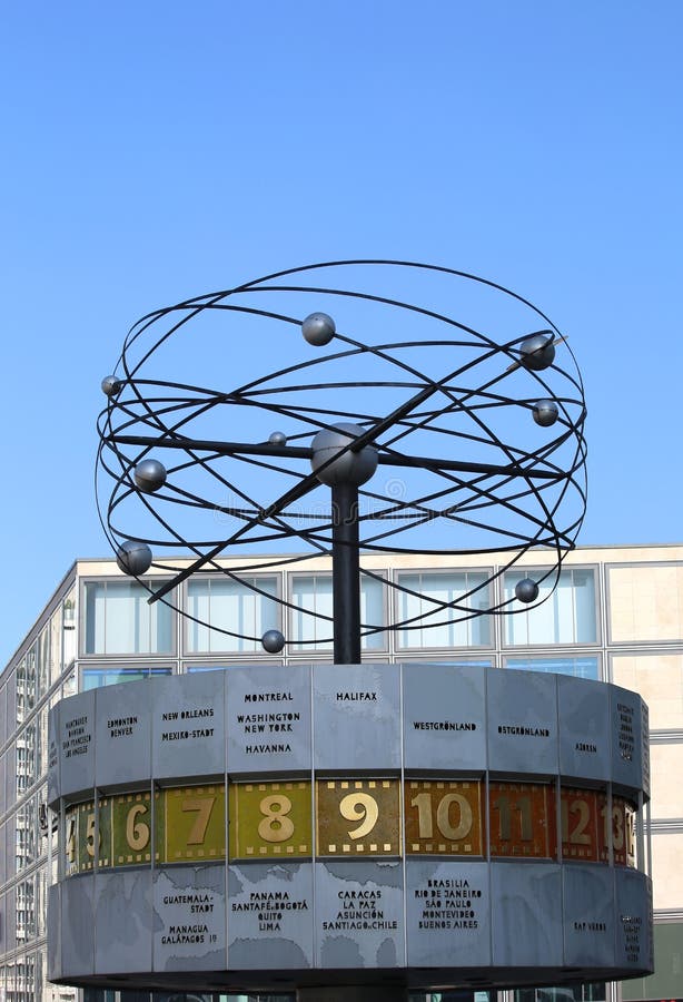 World Clock at Alexanderplatz Editorial Stock Photo - Image of ...