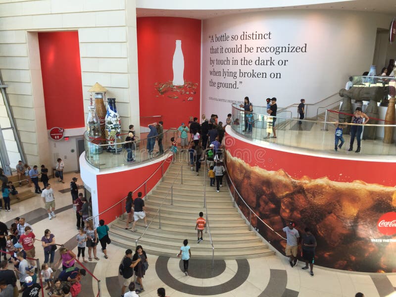 World of Coca-Cola editorial stock image. Image of tour - 78488139