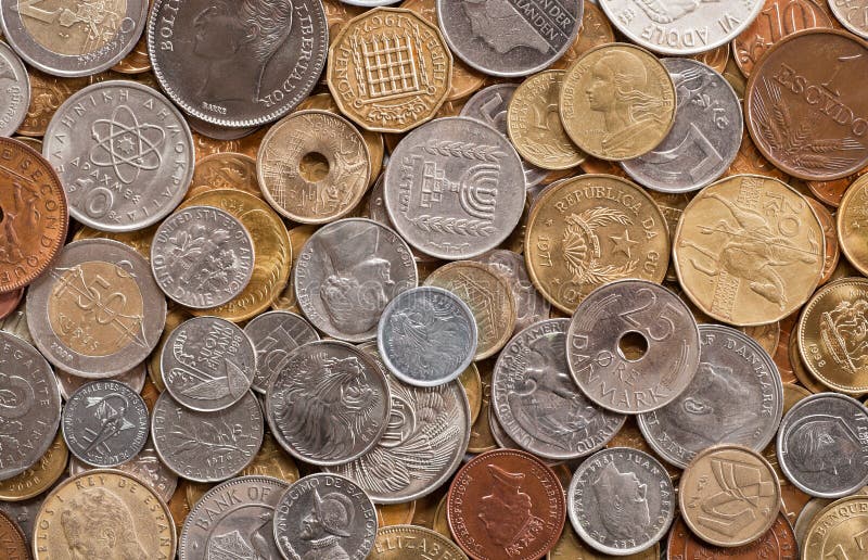 Old UK Coins Texture stock image. Image of bright, business - 6871373