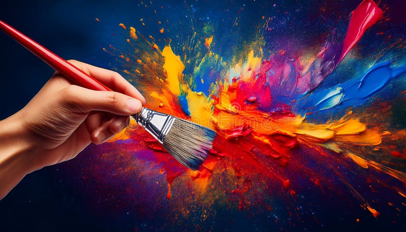 World Color Day Celebration – Vibrant Artistic Expression Stock ...