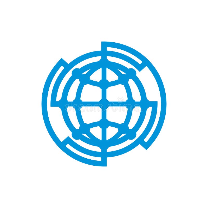 World Communication, Interaction, Integrate Abstract Sign. Stock Vector ...