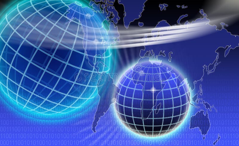 World Communications Networks Stock Vector - Illustration of ...