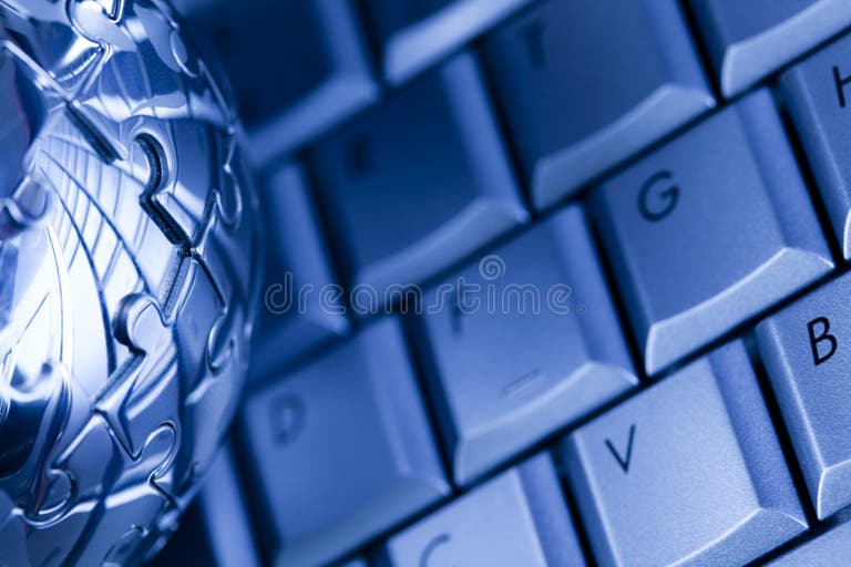 World and computer stock photo. Image of bussiness, internet - 9924638