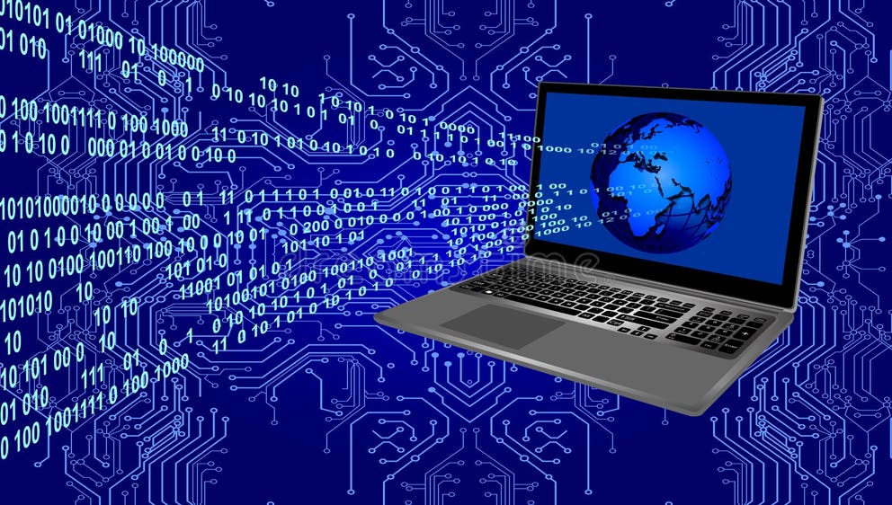 World Computer Network Technology. Technology Communication Stock Image ...