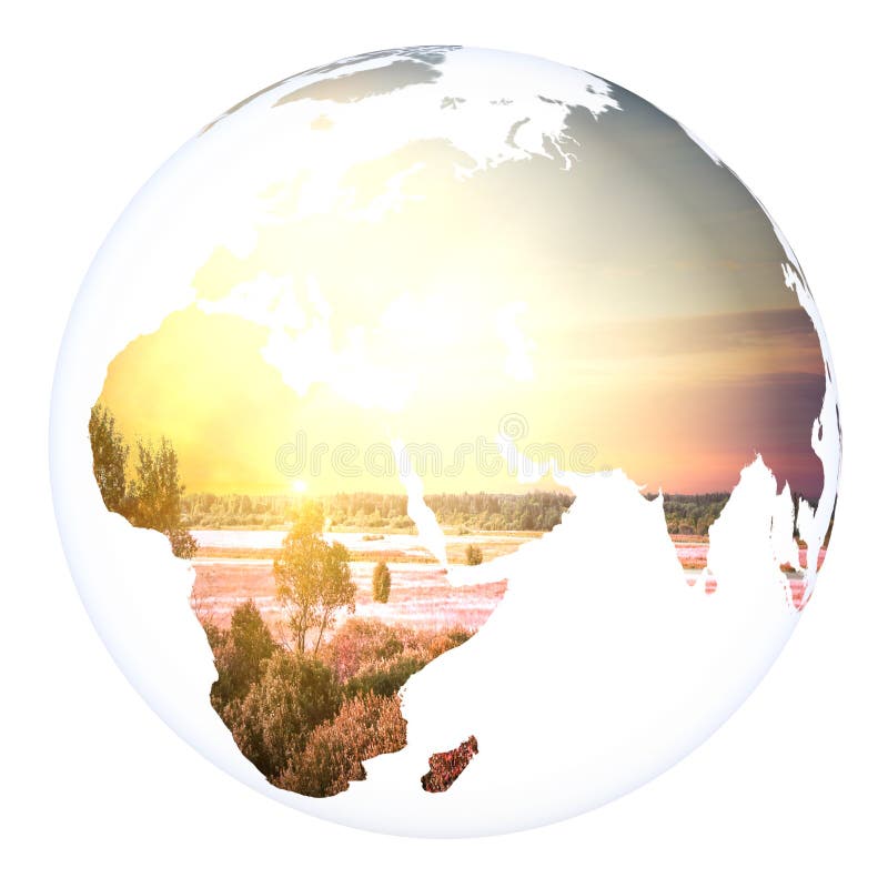 World Concept Planet Earth 3d Rendering Stock Image - Image of ...