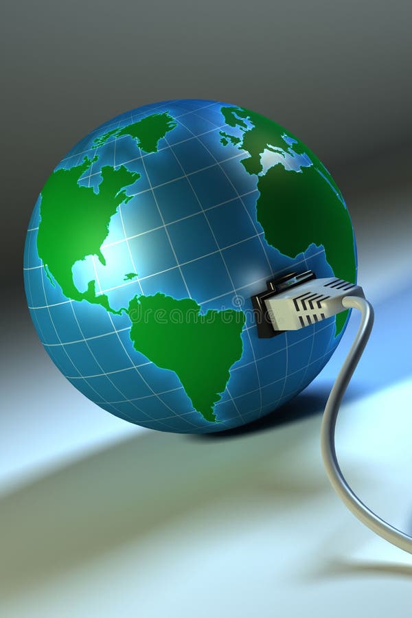 World connection stock illustration. Illustration of commerce - 4259172