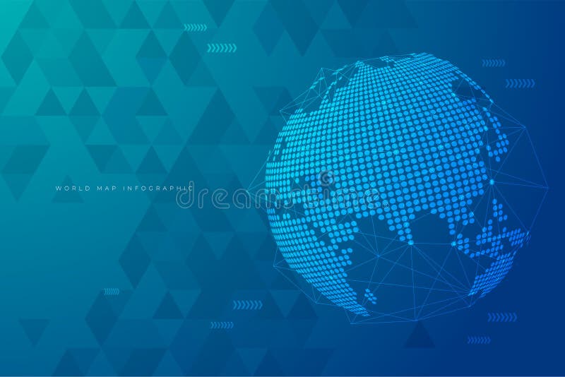 World Connection Design Background. Stock Vector - Illustration of ...