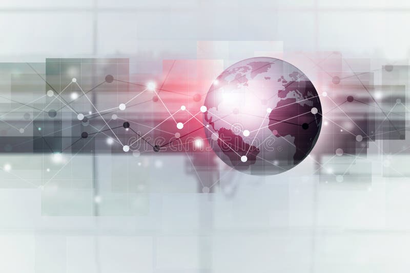 World Connections Technology Background Stock Illustration ...