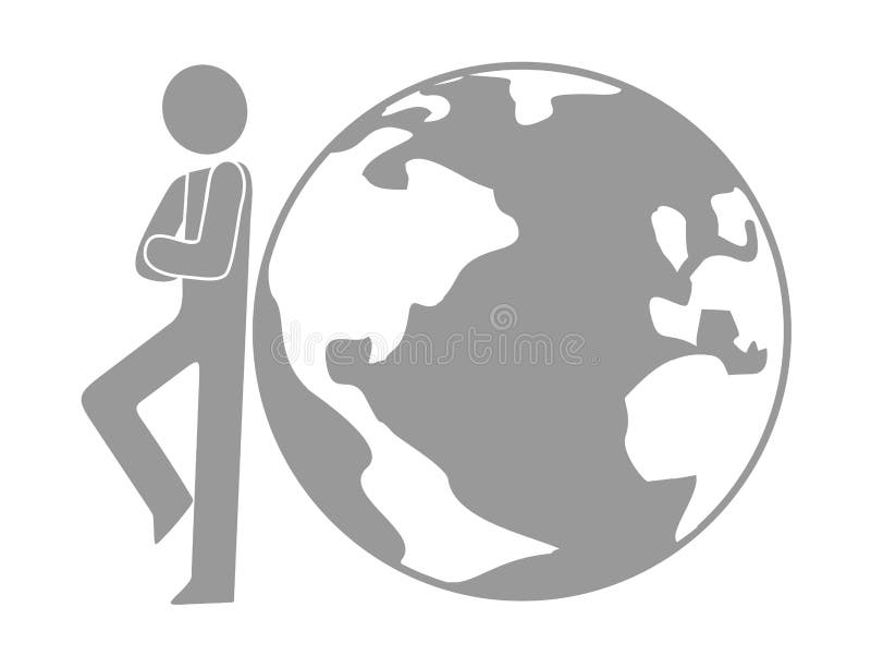 World conquest icon stock illustration. Illustration of concept - 98186081