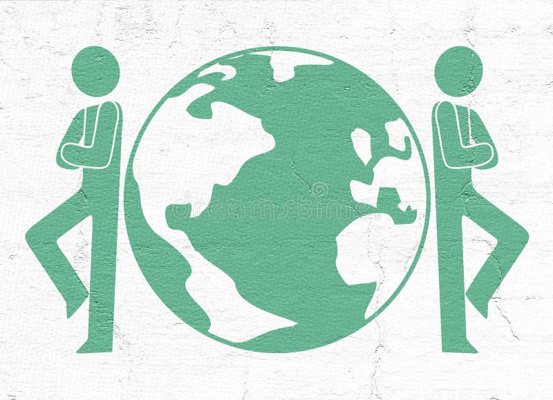 World conquest symbol stock illustration. Illustration of blue - 94512078