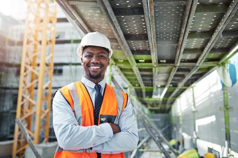 In the World of Construction we Come Out on Top. Portrait of a ...