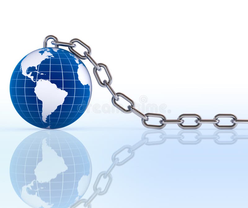 World control concept stock illustration. Illustration of polished ...
