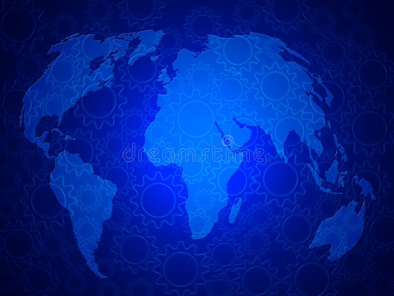 World Cooperation Background Stock Illustration - Illustration of team ...