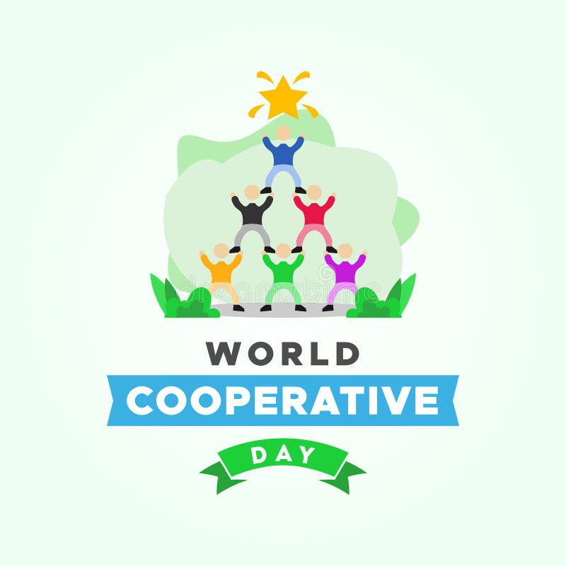 World Cooperative Day Vector Design Illustration for Celebrate Moment ...