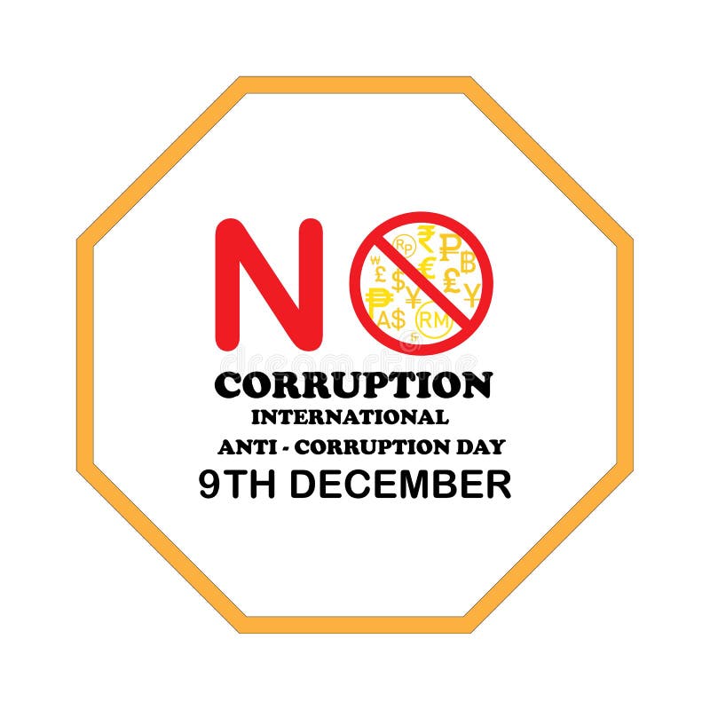 World corruption day stock vector. Illustration of rules - 168077349