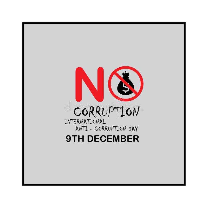 World corruption day stock vector. Illustration of corruption - 168260453