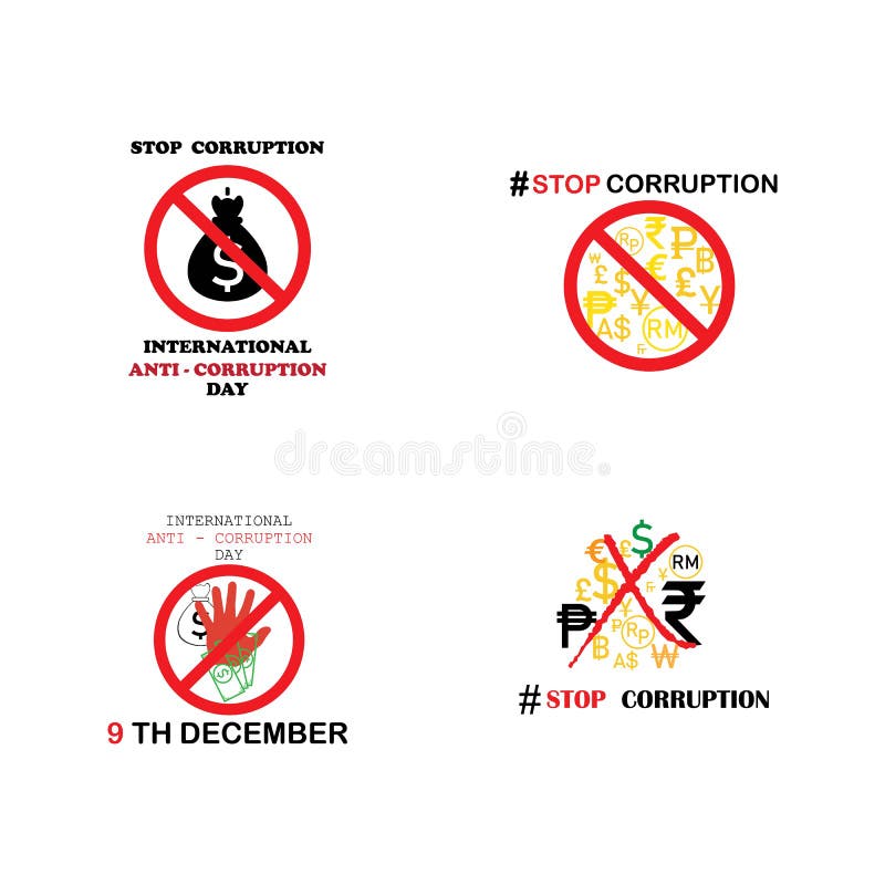 World corruption day stock vector. Illustration of court - 188104347