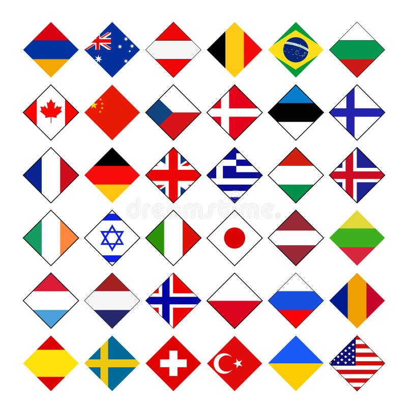 World countries flags stock vector. Illustration of britain - 136485552