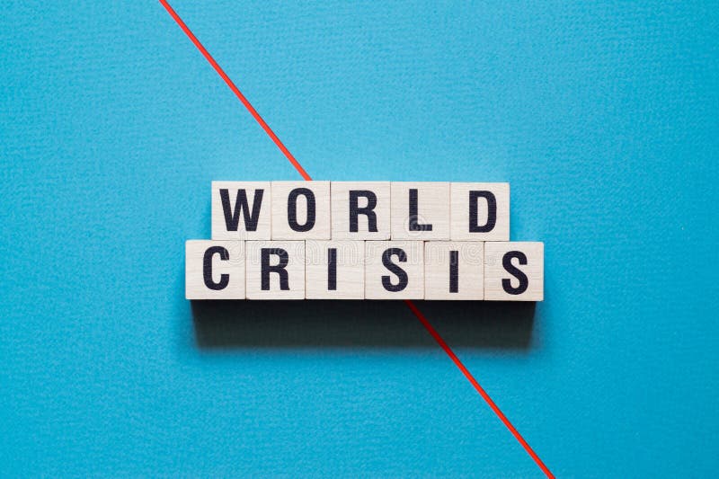 World Crisis Word Concept on Cubes Stock Image - Image of crisis ...