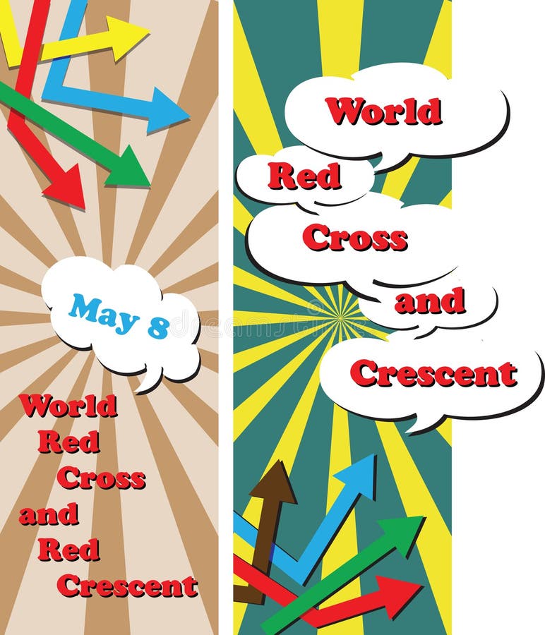 World Cross and Crescent stock vector. Illustration of anniversary ...