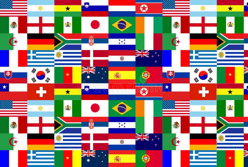 Funky Flags stock illustration. Illustration of canada - 181378