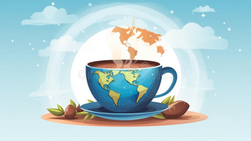 The World is in a Cup of Coffee and the Earth is in the Cup of Coffee ...