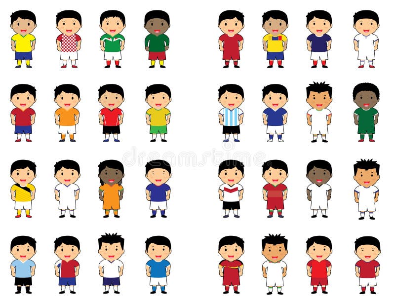 World cup cartoon cute stock vector. Illustration of grey - 41443547