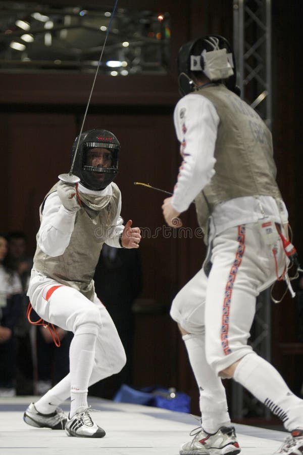 World Cup Foil Men 2009 - Kruse (GBR) Editorial Stock Photo - Image of ...