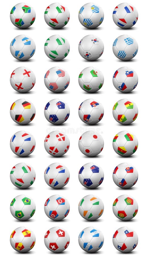 World Cup soccer ball stock illustration. Illustration of qualified ...