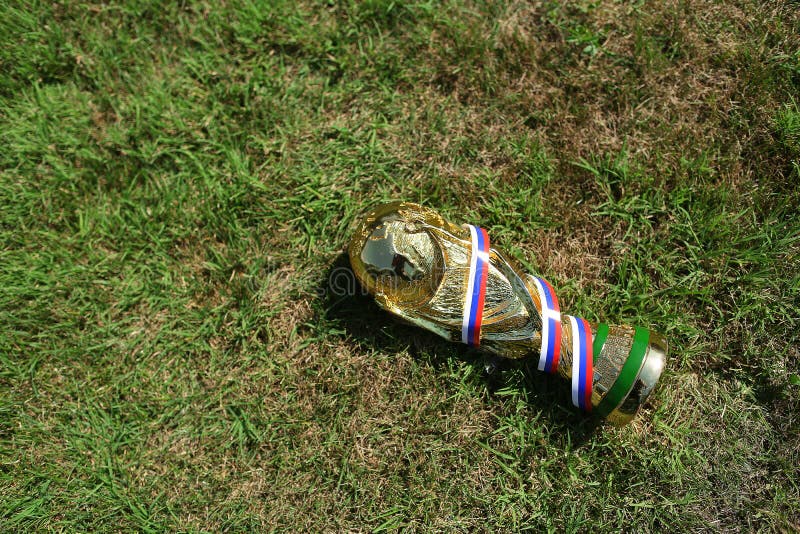 World cup trophy editorial image. Image of soccer, russia - 83834140