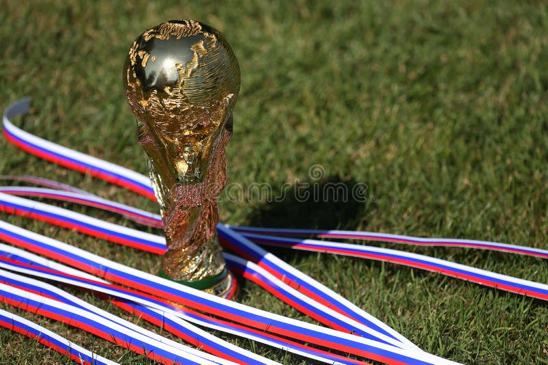 World cup trophy editorial image. Image of russia, football - 86387740