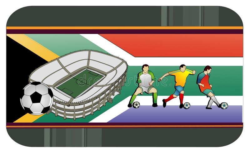 Football Vector Composition Stock Vector - Illustration of texture ...