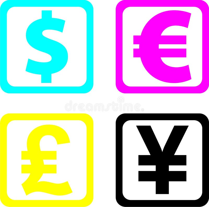 Currency Dollar and Euro Exchange Icon Stock Vector - Illustration of ...