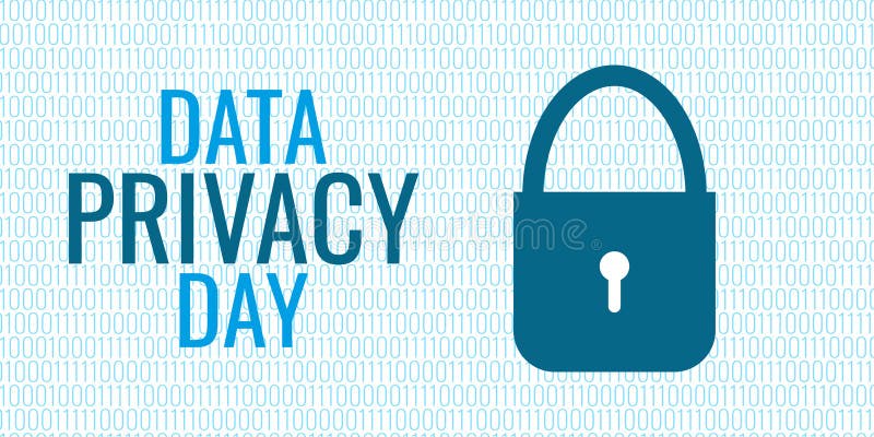 World Data Privacy Day January 28 Illustration. Stock Vector ...