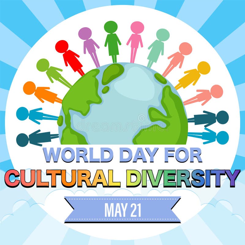 The World Day for Cultural Diversity Banner Design Stock Vector ...