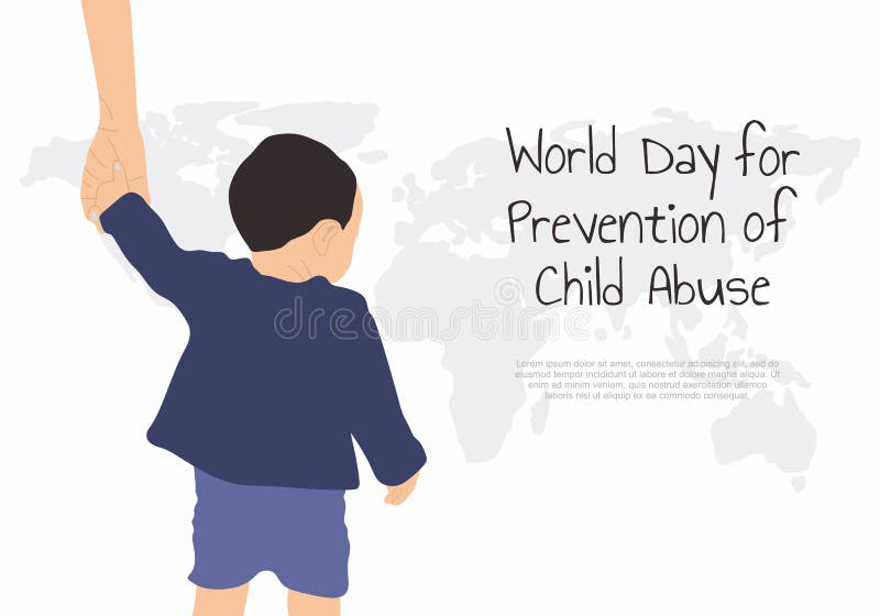 World Day for Prevention of Child Abuse Background Stock Vector ...