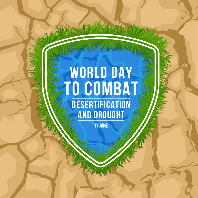 World Day To Combat Desertification and Drought - Text in White Frame ...